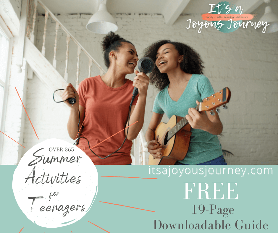 Summer Activities for Teenagers Series | It's A Joyous Journey
