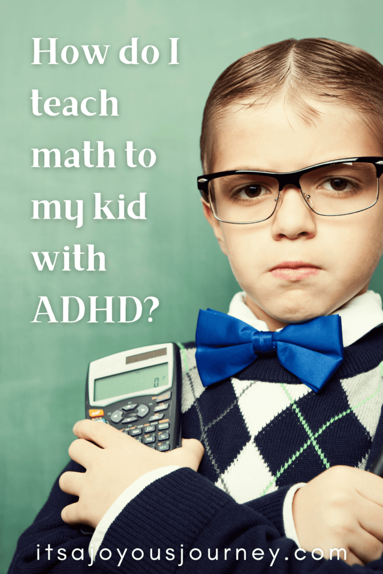 Homeschooling with ADHD-7 Tips For How to Teach Math | It's A Joyous ...